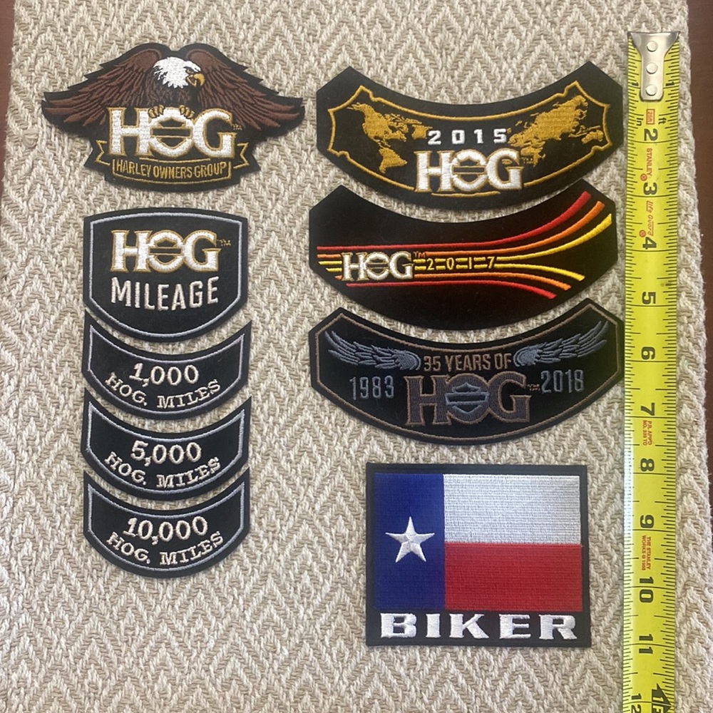 |Harley-Davidson| Hog Patches - Gem